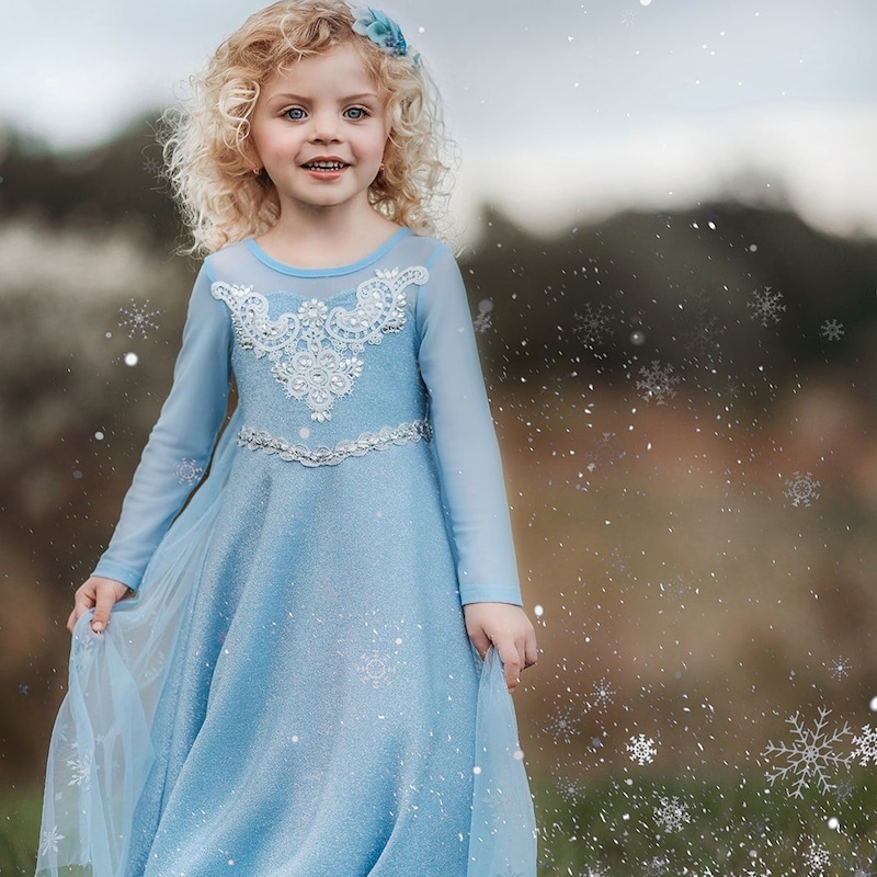 Toddler Long Sleeve Elsa Costume - Etsy