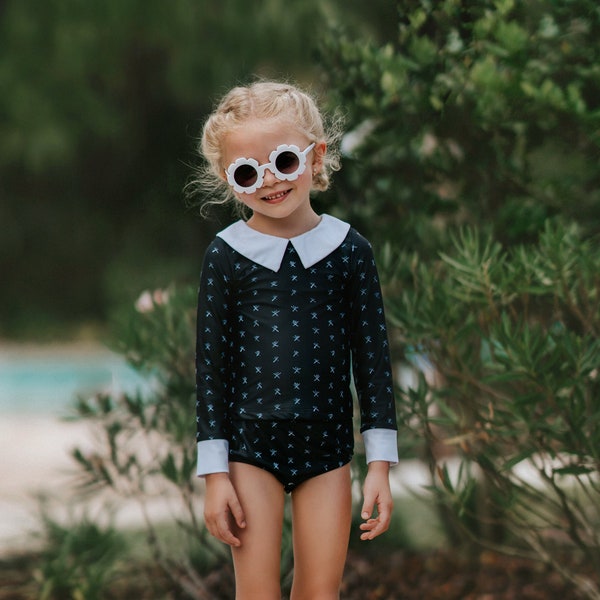 Wednesday Addams Swim Suit - Etsy Denmark