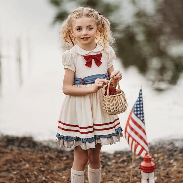 Girls Sailor Dress - Etsy