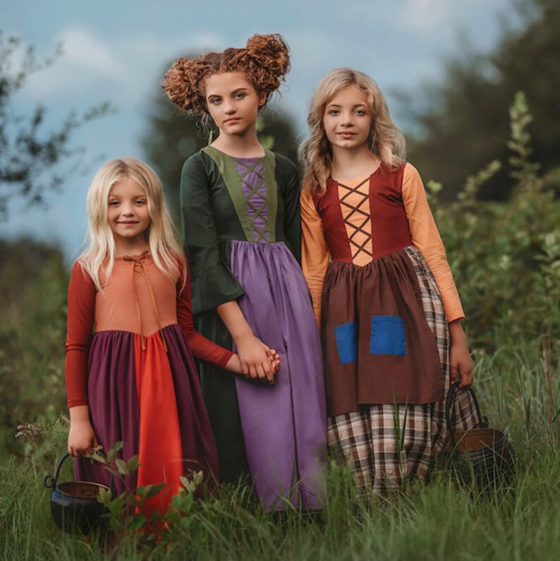 Sanderson Sisters Costume,hocus Pocus,winifred,halloween Costume,girls ...