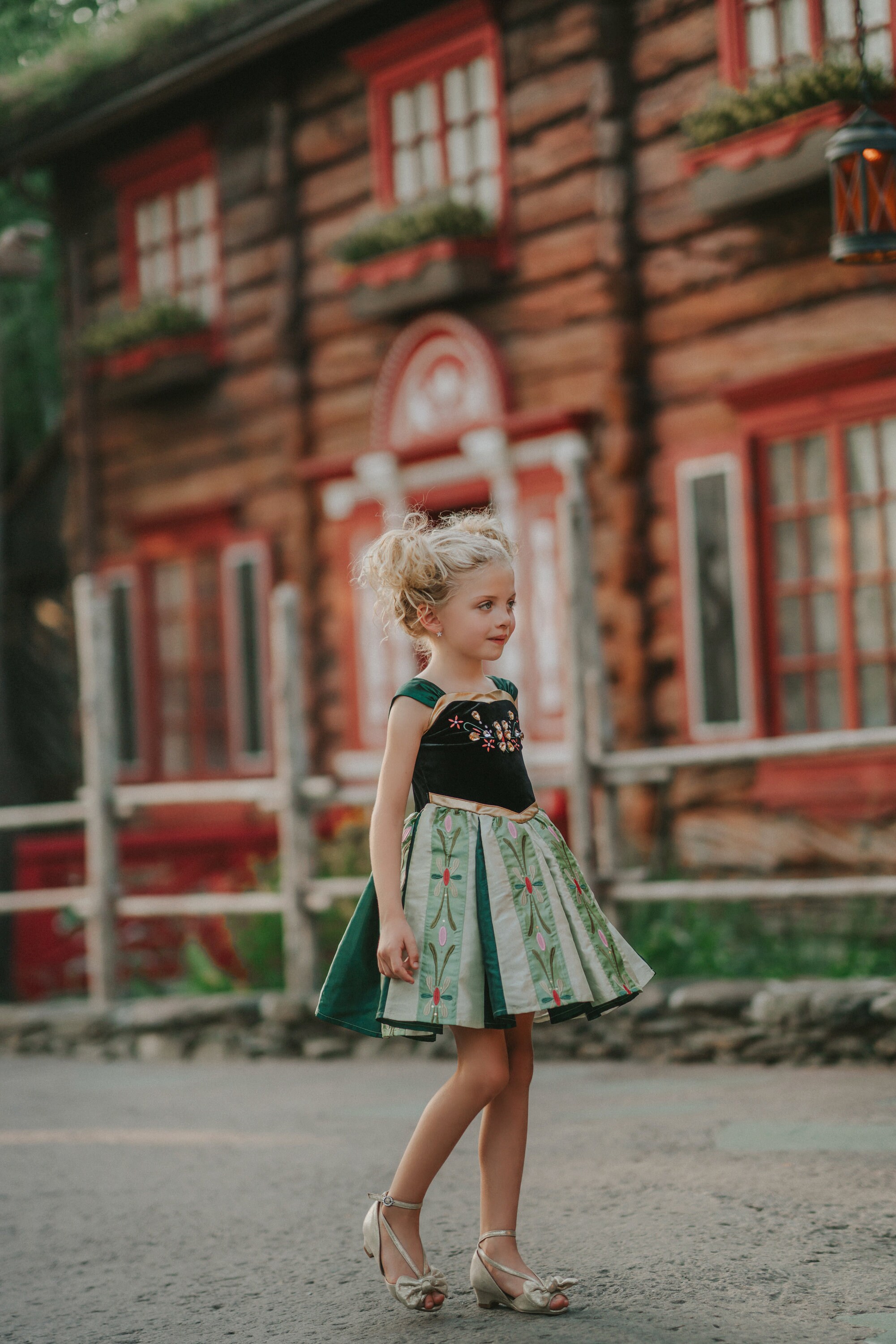 Disney Princess Dress,short Version,heirloom Princess Gown,anna ...
