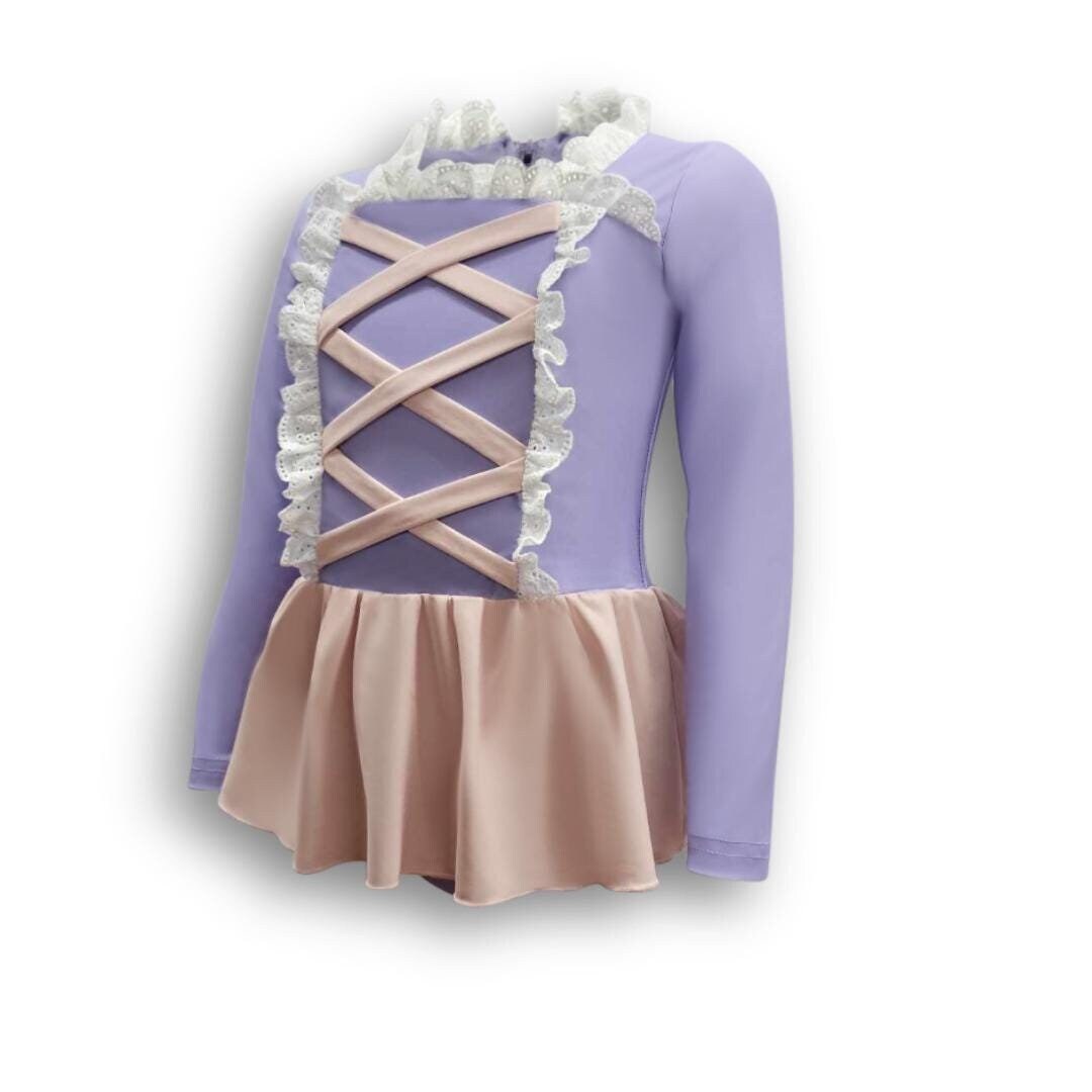 Girls Princess Rash Guard Swimsuit, Rapunzel Tangled Swim Suit,spf 50 ...