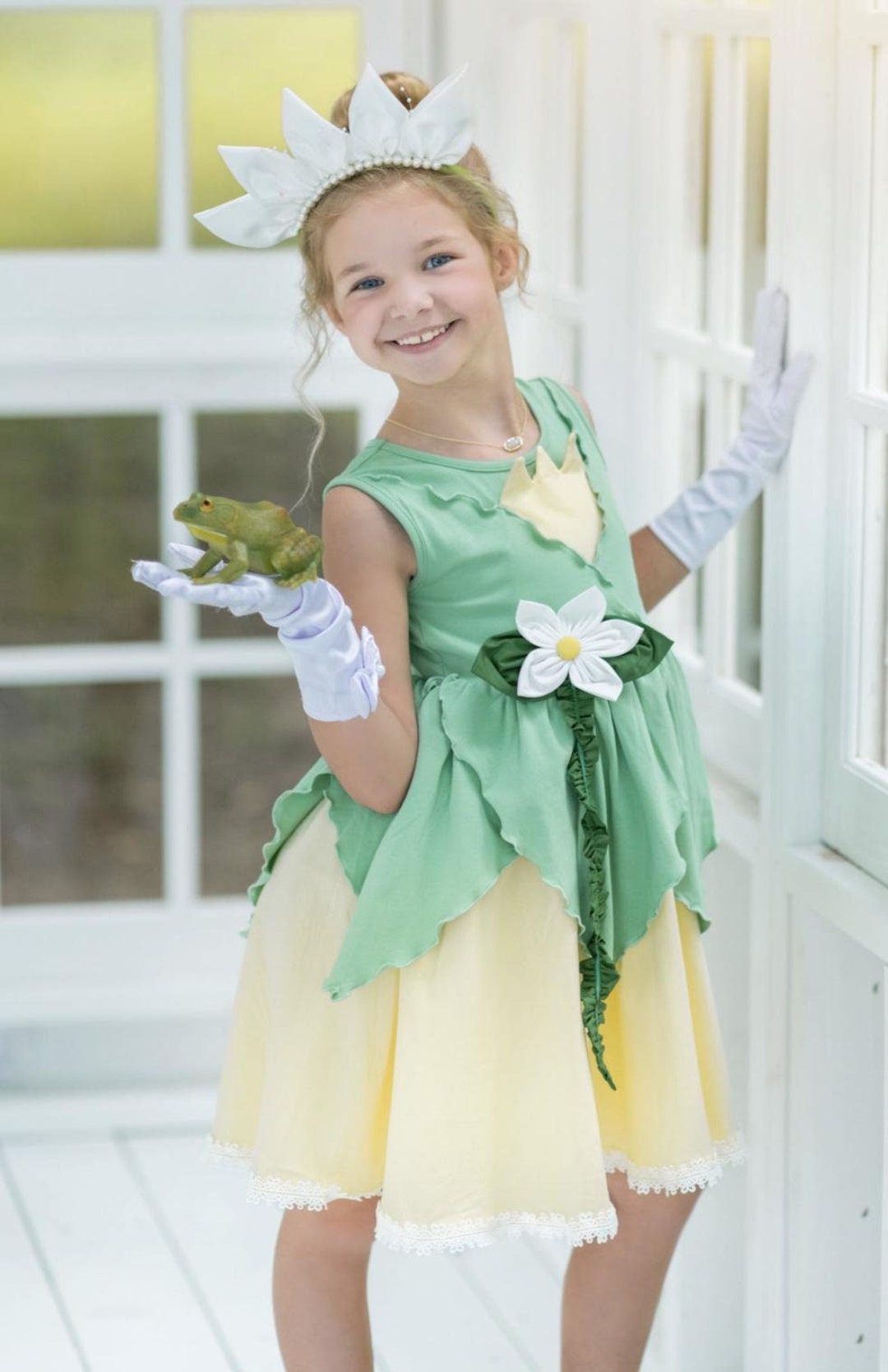 READY TO Ship,tiana Costume,princess Twirl Dress,princess and the Frog ...