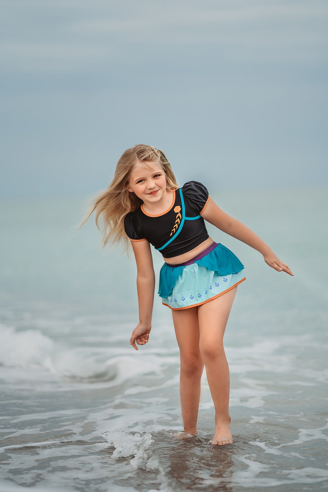 Anna Frozen Swimsuitdisney Princess Swimsuitcharacter Etsy