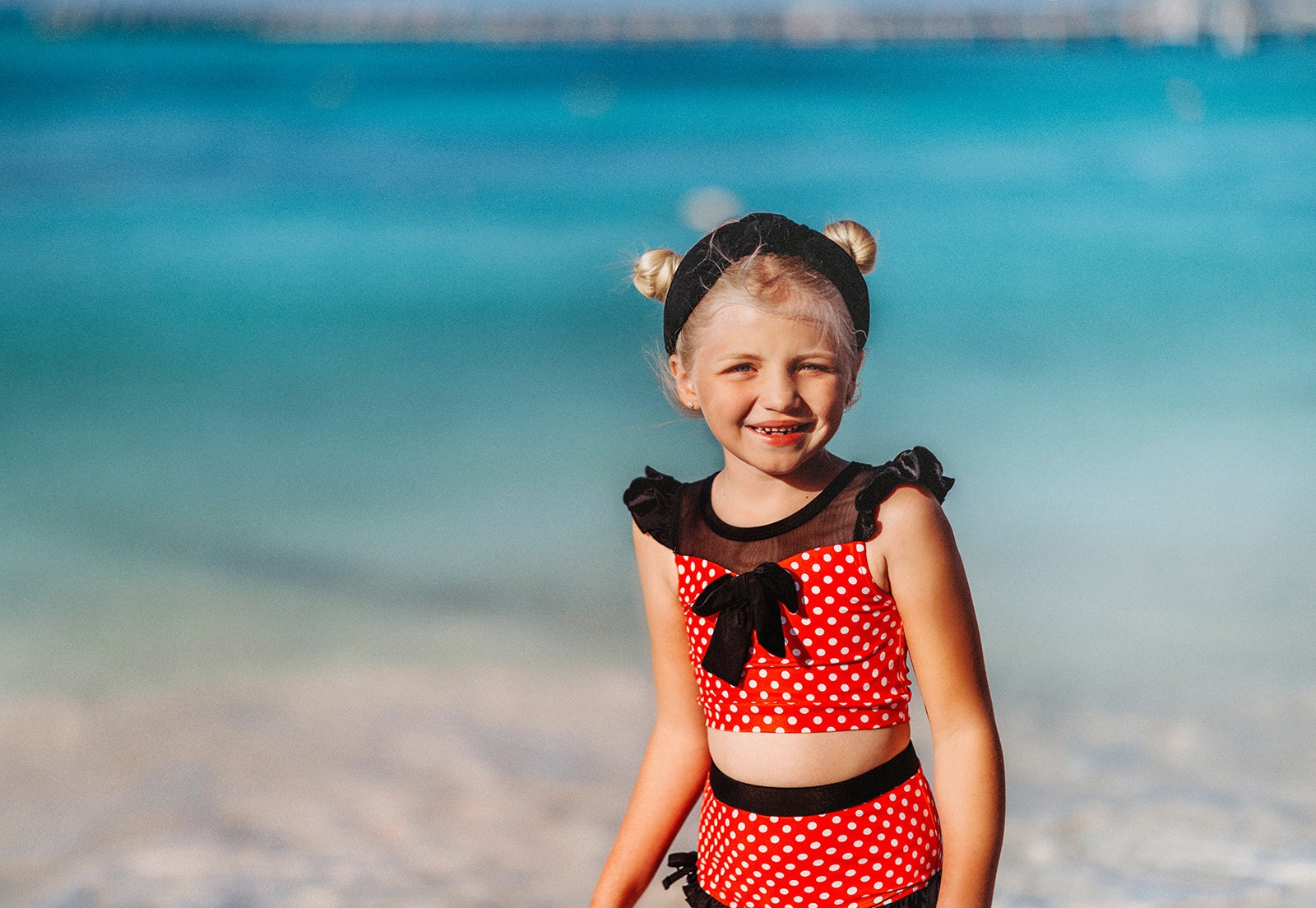 THE ORIGINAL Minnie Mouse Bathing Suitgirls Swimsuittoddler | Etsy