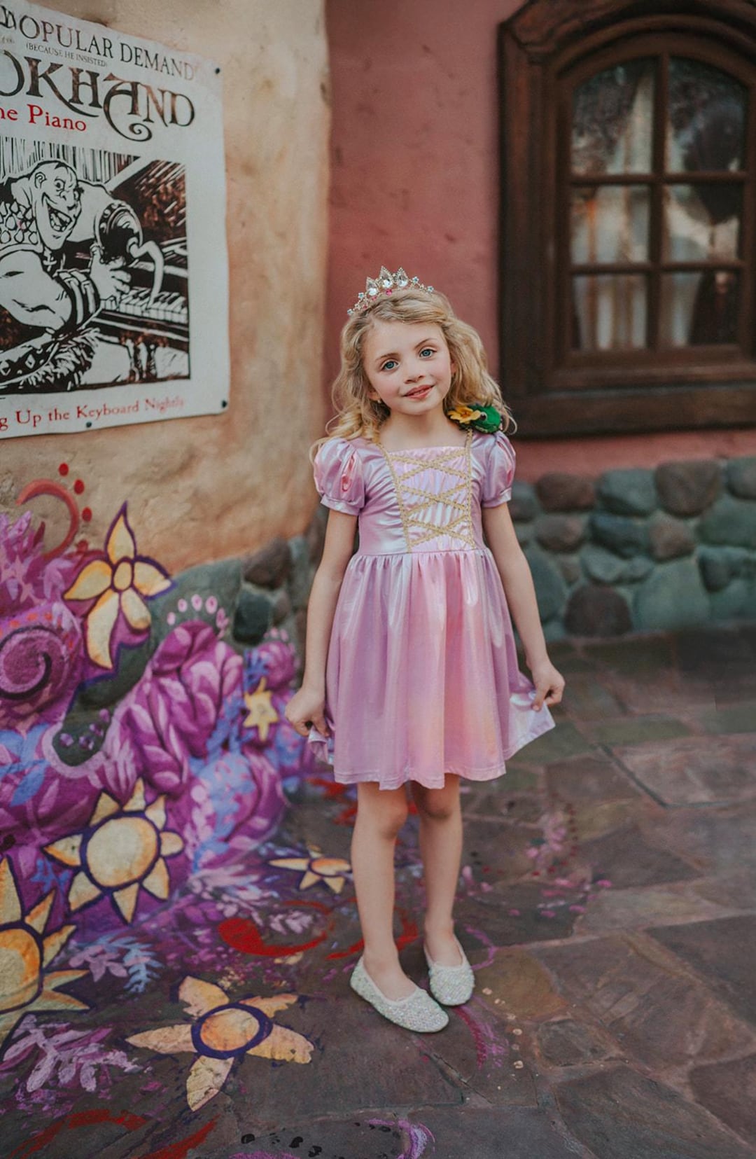 READY TO SHIP Metallic Rapunzel Twirl Dress,girls Dress,toddler Dress ...