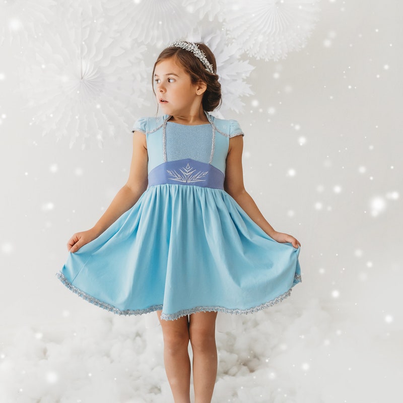 Princess Elsa Dress - Etsy
