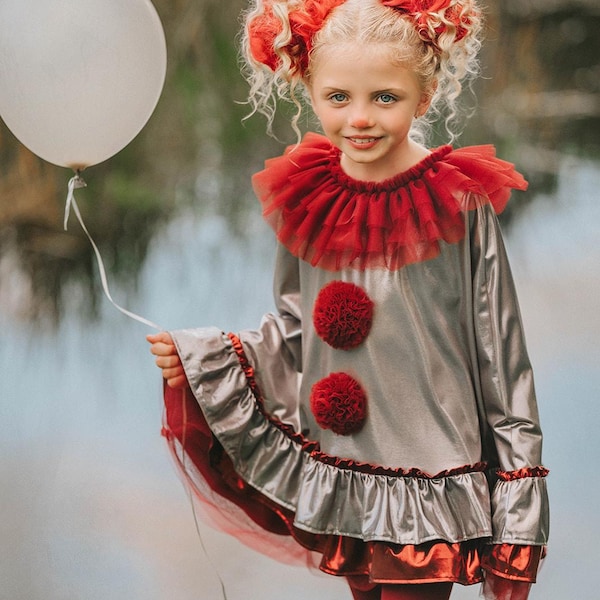 Scary Girl Clown Costume - Etsy