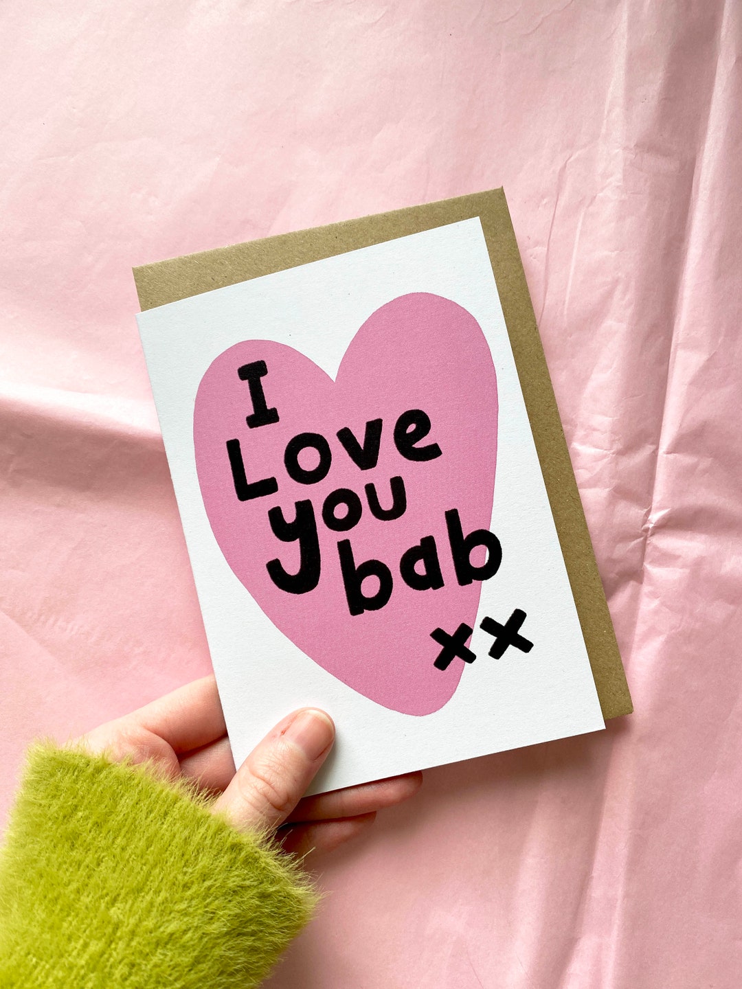 I Love You Bab | Brummie Card - Etsy