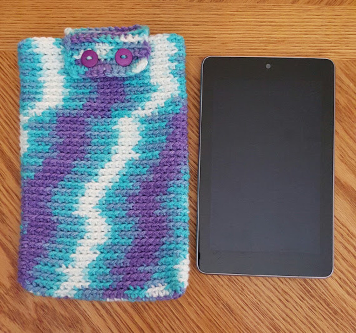 Crochet Cell Phone Cover, Tablet Cover - Etsy