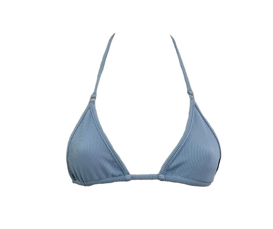 Powder Blue Micro Bikini Top Swimwear, Minimal Coverage Bikini, Cheeky ...