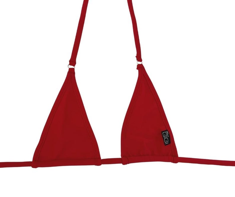 Candy Apple Red Micro Bikini String Swimwear Red Minimal - Etsy