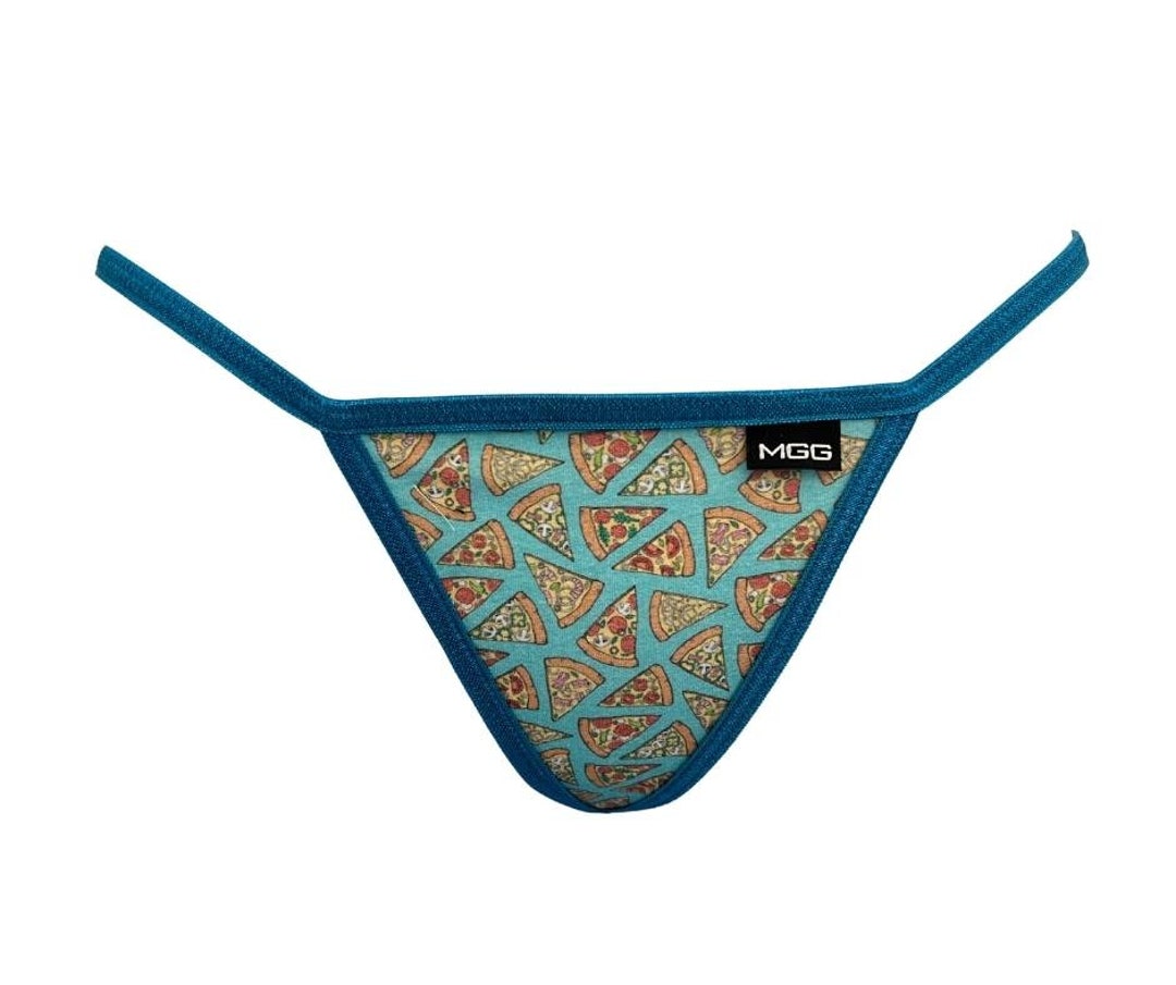 Pizza Party Micro Thong G-string Panty, Special Occasion, Sexy G-string ...