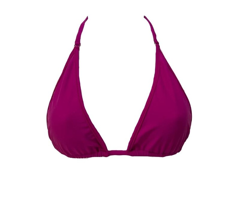 Magenta Micro Bikini Top Tiny Bikini Minimal Swimwear For Her G String Bikini Sexy Small