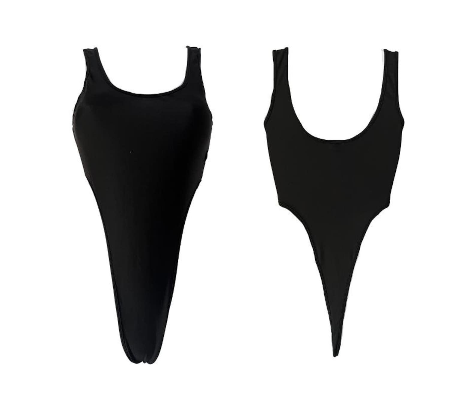 Sexy High Leg Thong One Piece Swimwear Thong Bikini Cheeky One Piece