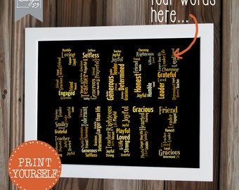 Personalized Word Art a Unique and Personal Gift by Design29nl