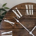 Large Distressed Wall Clock Stained Clock Painted Clock - Etsy