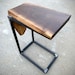 Waterfall C Table Laptop Table Side Table Industrial Side - Etsy