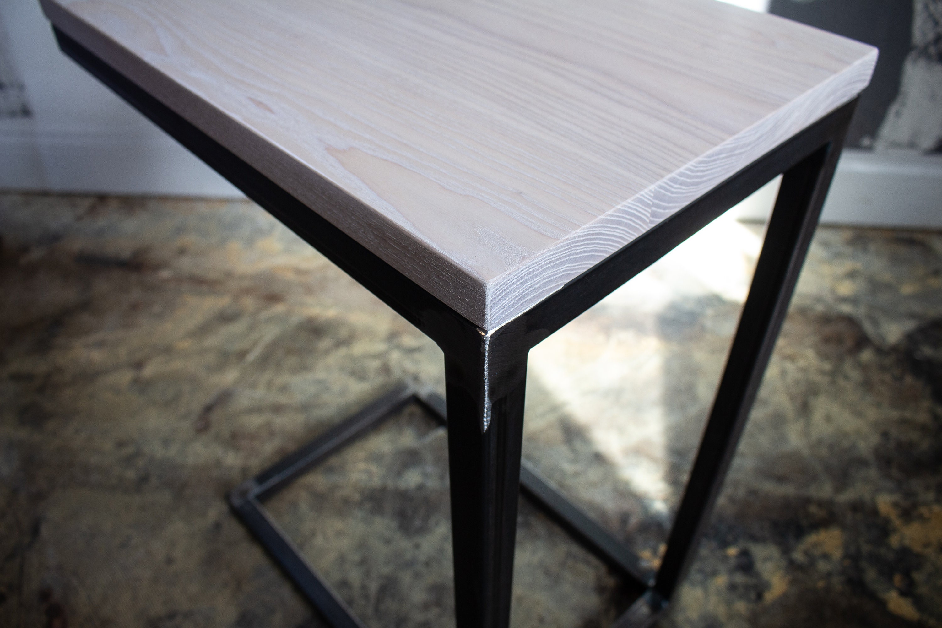 C Table, Laptop Table, Side Table, Industrial Side Table, End Table ...