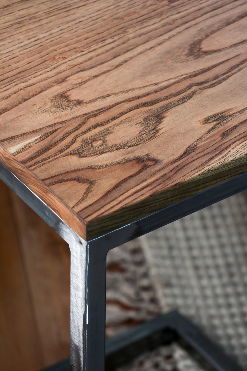 Ash Wood With Walnut Stain C Table, Computer Table, Side Table, Gift ...