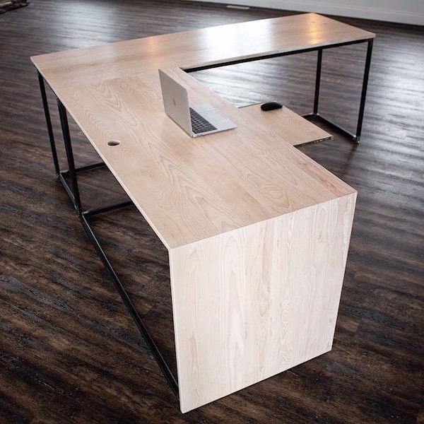 Waterfall Desk - Etsy