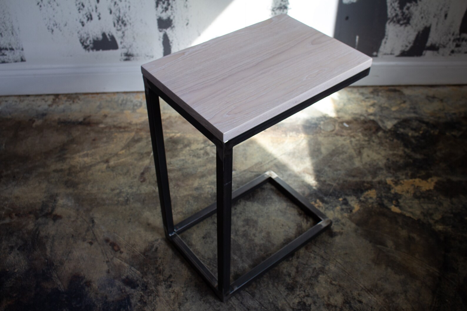 C Table, Laptop Table, Side Table, Industrial Side Table, End Table ...