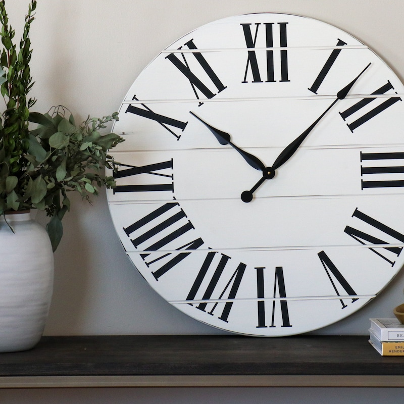 Farmhouse Wall Clock - Etsy