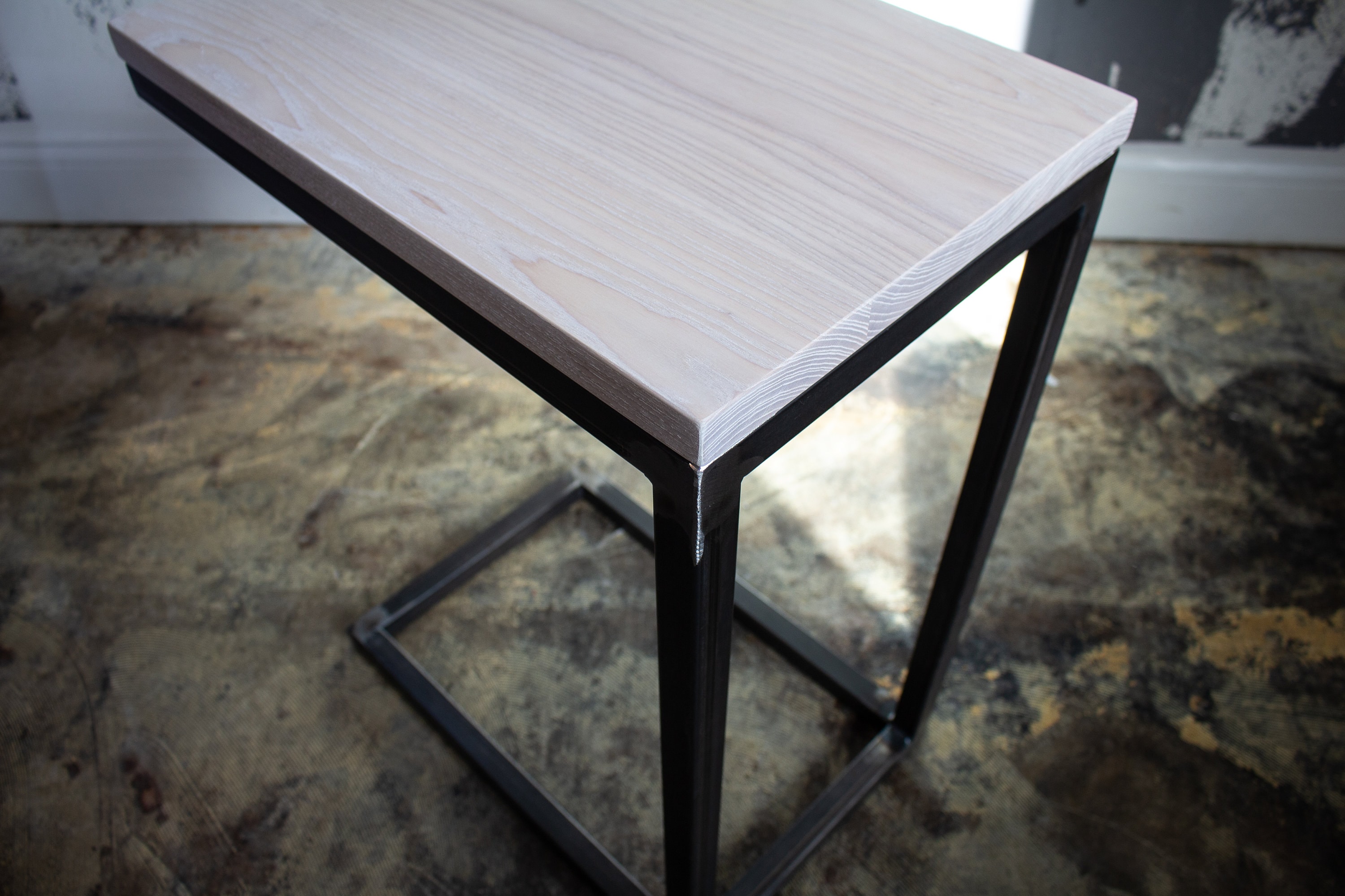 C Table, Laptop Table, Side Table, Industrial Side Table, End Table ...