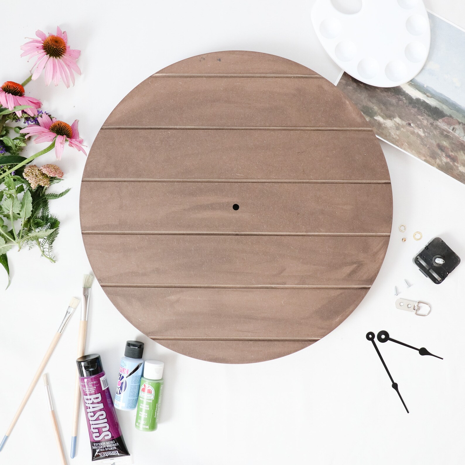 DIY Clock Kit Supplies, Wood Clock, Paint Your Own Clock, Custom Clock ...
