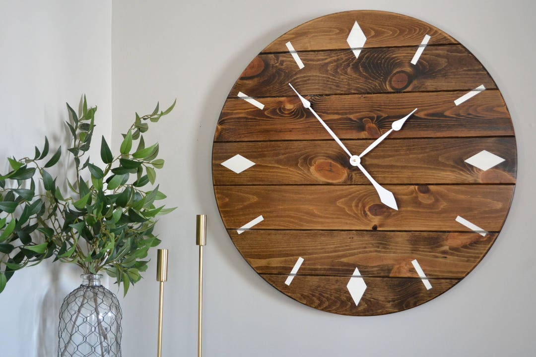 Mid Century Modern Wall Clock, Retro Clock, Minimalist Wall Clock ...