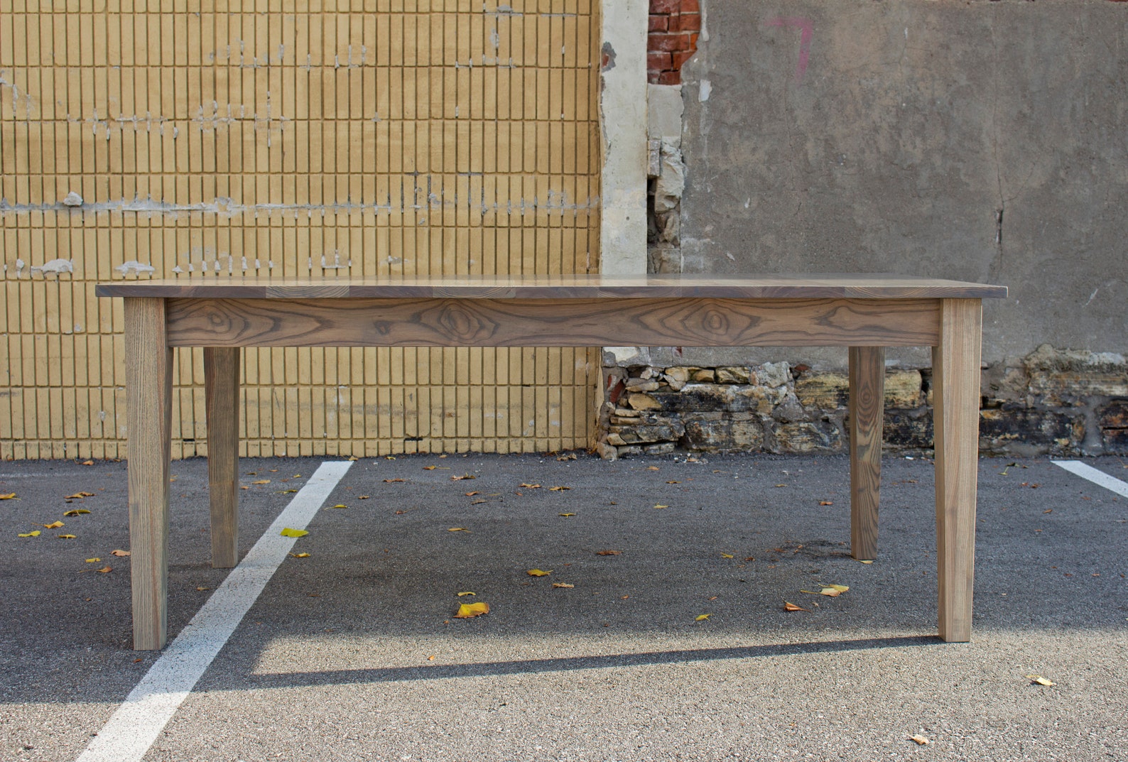 Modern Solid Wood Shaker Dining Table - Etsy