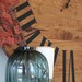 Large White Oak Clock, Large Wall Clock, Wooden Clock, Roman Numerals ...