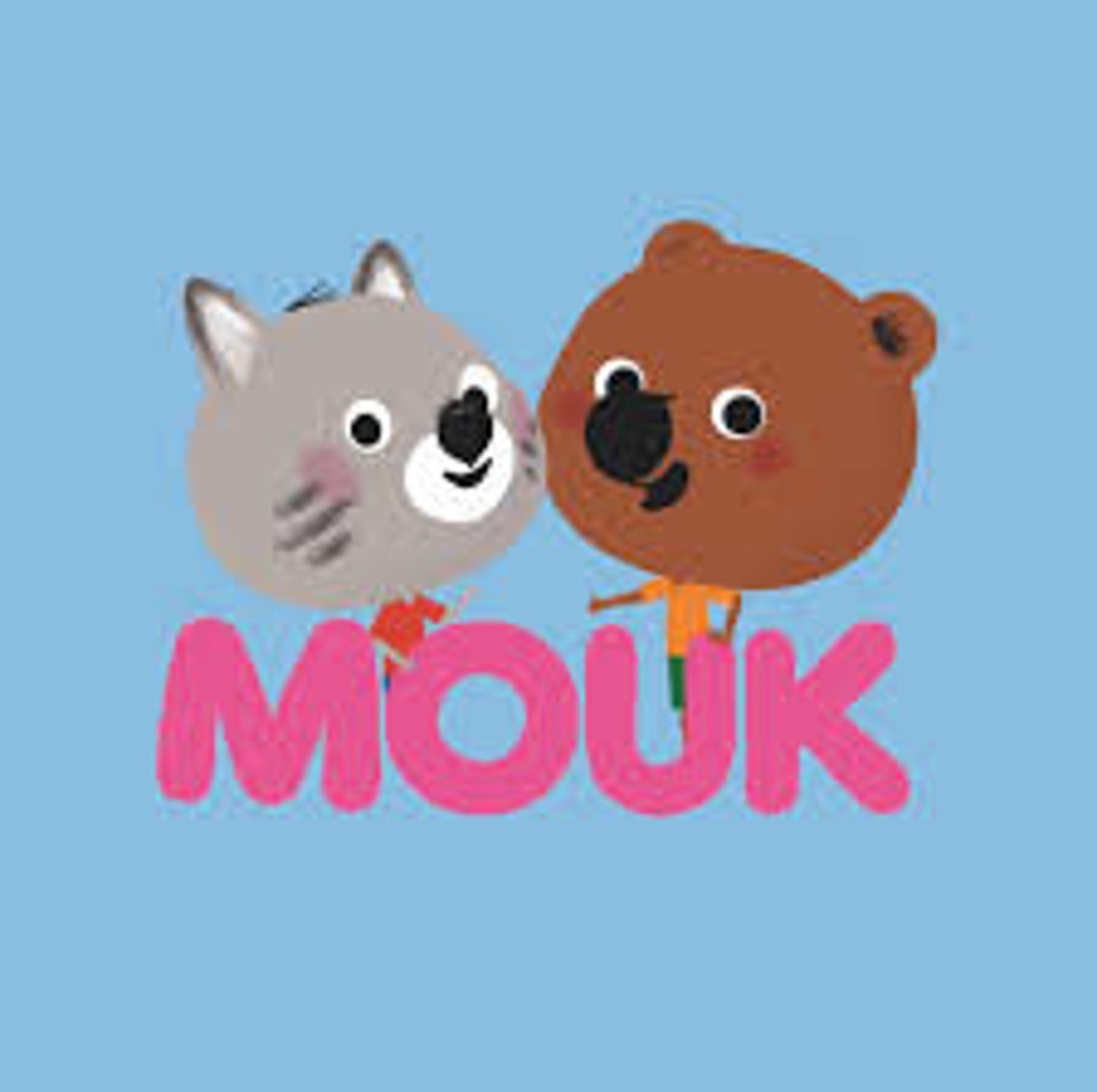 Mouk and Chavapa Amigurumi Toys from the Cartoon Series | Etsy