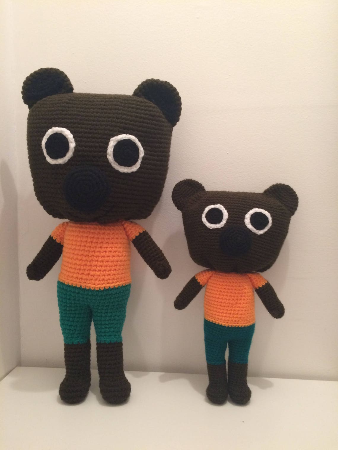 Mouk and Chavapa Amigurumi Toys from the Cartoon Series | Etsy