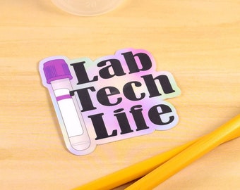 Lab Tech Sticker - Etsy