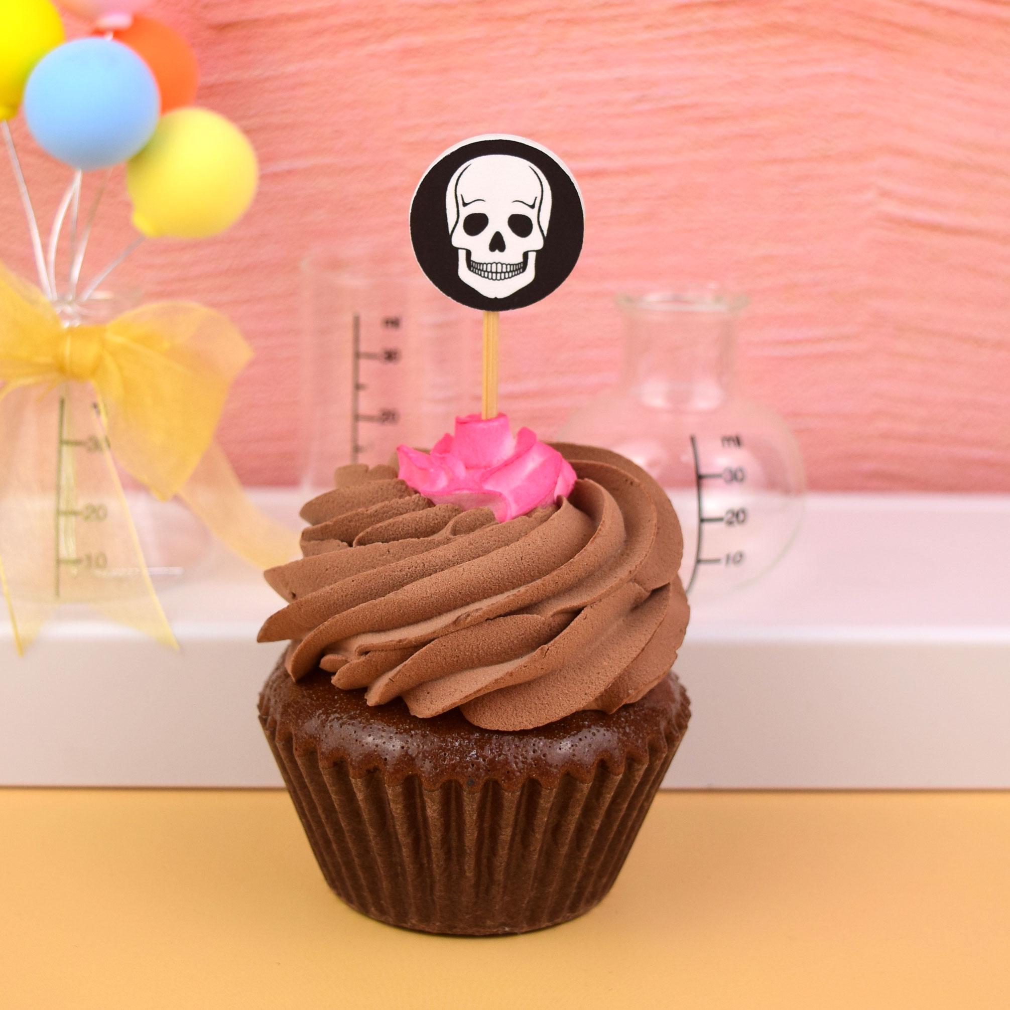 Skeleton Cupcake Toppers: Radiology & Halloween Party Decor - Etsy