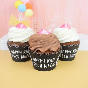 24 Rad Tech Week Cupcake Wrappers: Radiology Party Decorations - Etsy