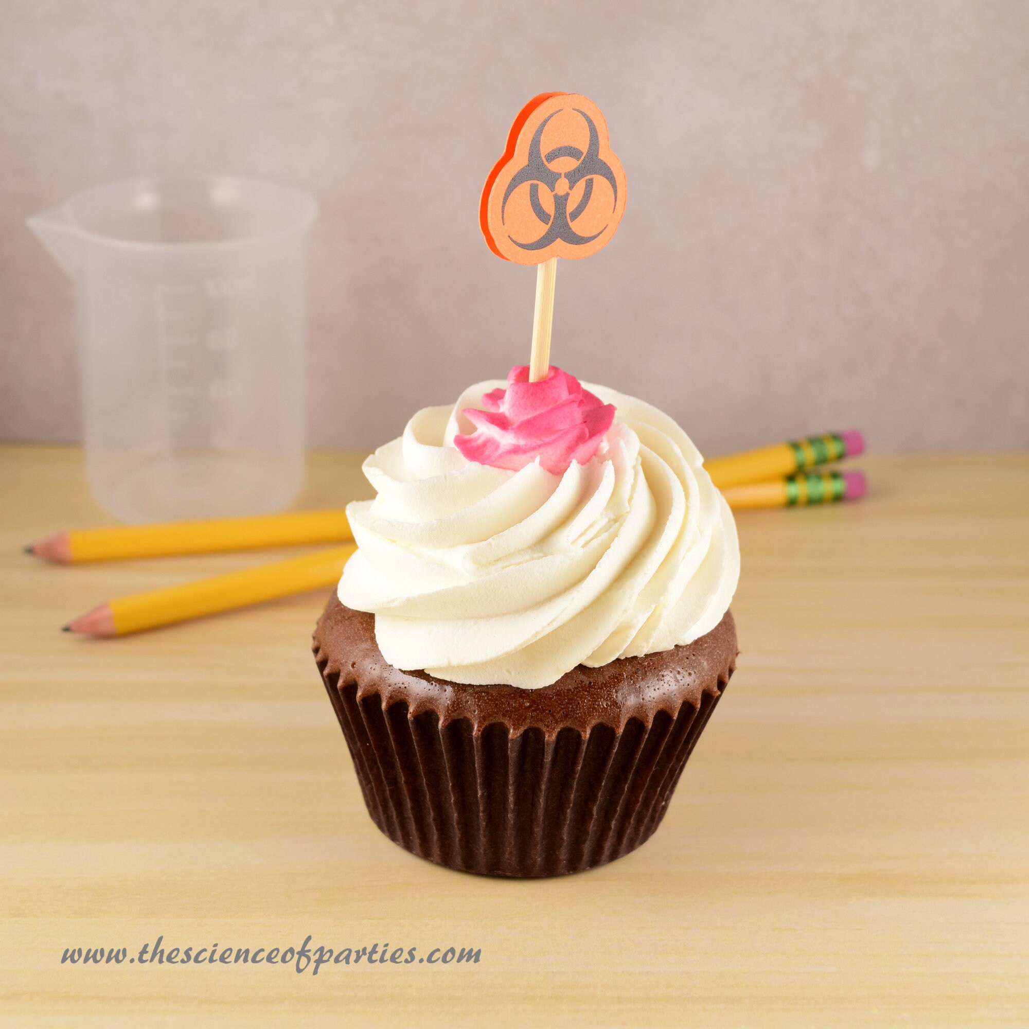 Biohazard Cupcake Toppers Hors D'oeuvres Picks Appetizer - Etsy