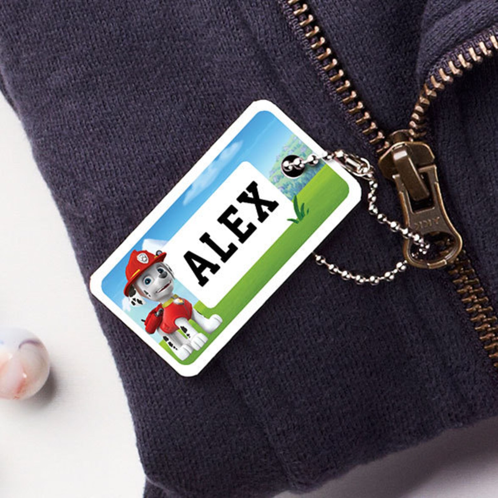 PAW Patrol™ Personalized Mini Scuff-proof Bag Tags for Kids - Etsy Canada