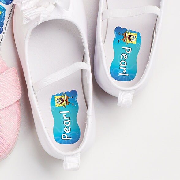Spongebob Squarepants™ Personalized Scuff-proof Shoe Labels - Etsy