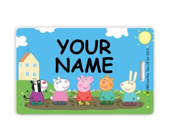 Spongebob Squarepants™ Personalized Large Scuff-proof Bag Tags | Etsy