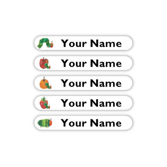 The Very Hungry Caterpillar™ Personalized Durable Waterproof | Etsy