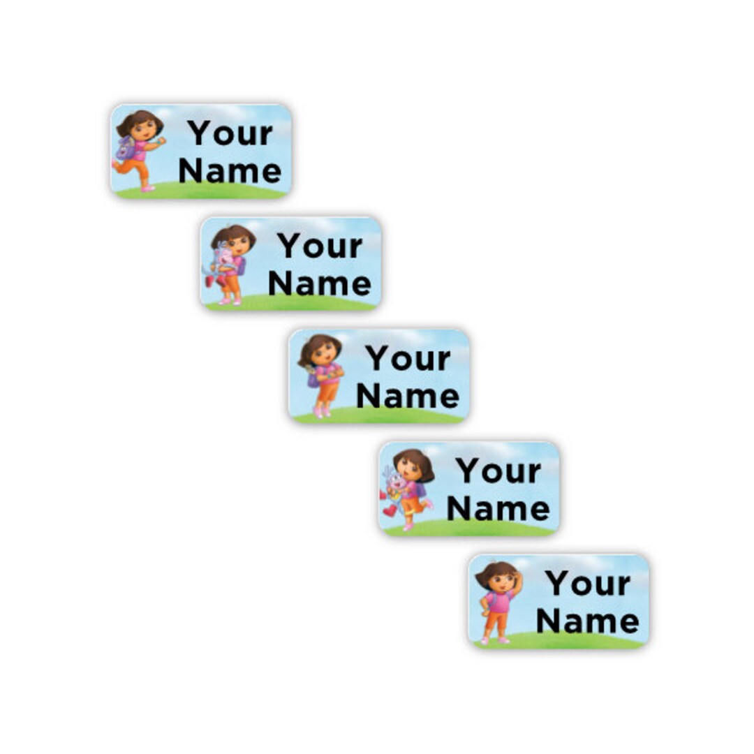 Dora the Explorer™ Personalized Clothing Labels for Tags, Stick-eez ...