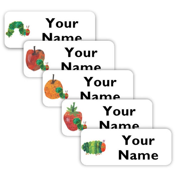 The Very Hungry Caterpillar™ Personalized Durable Waterproof - Etsy