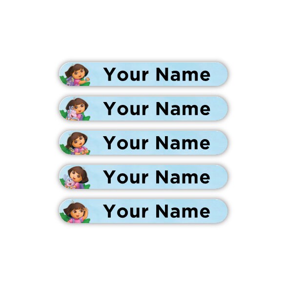 Dora the Explorer™ Personalized Durable Waterproof Mini Labels - Etsy