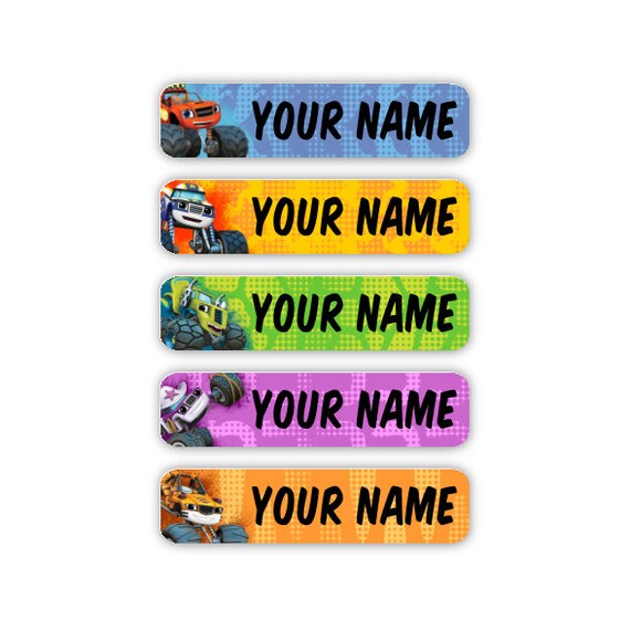 Blaze and the Monster Machines™ Personalized Iron-on Permanent | Etsy