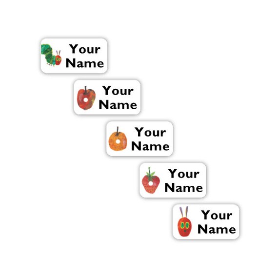 The Very Hungry Caterpillar™ Personalized Clothing Labels for | Etsy