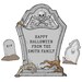 Halloween Graveyard Tombstone Personalized Wall Decals Peel and Stick ...