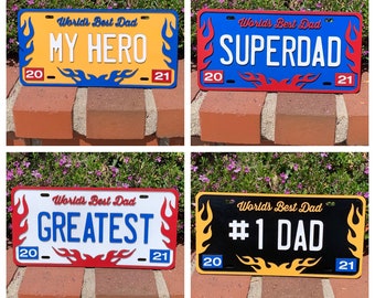 Fathers Day Plate | Etsy