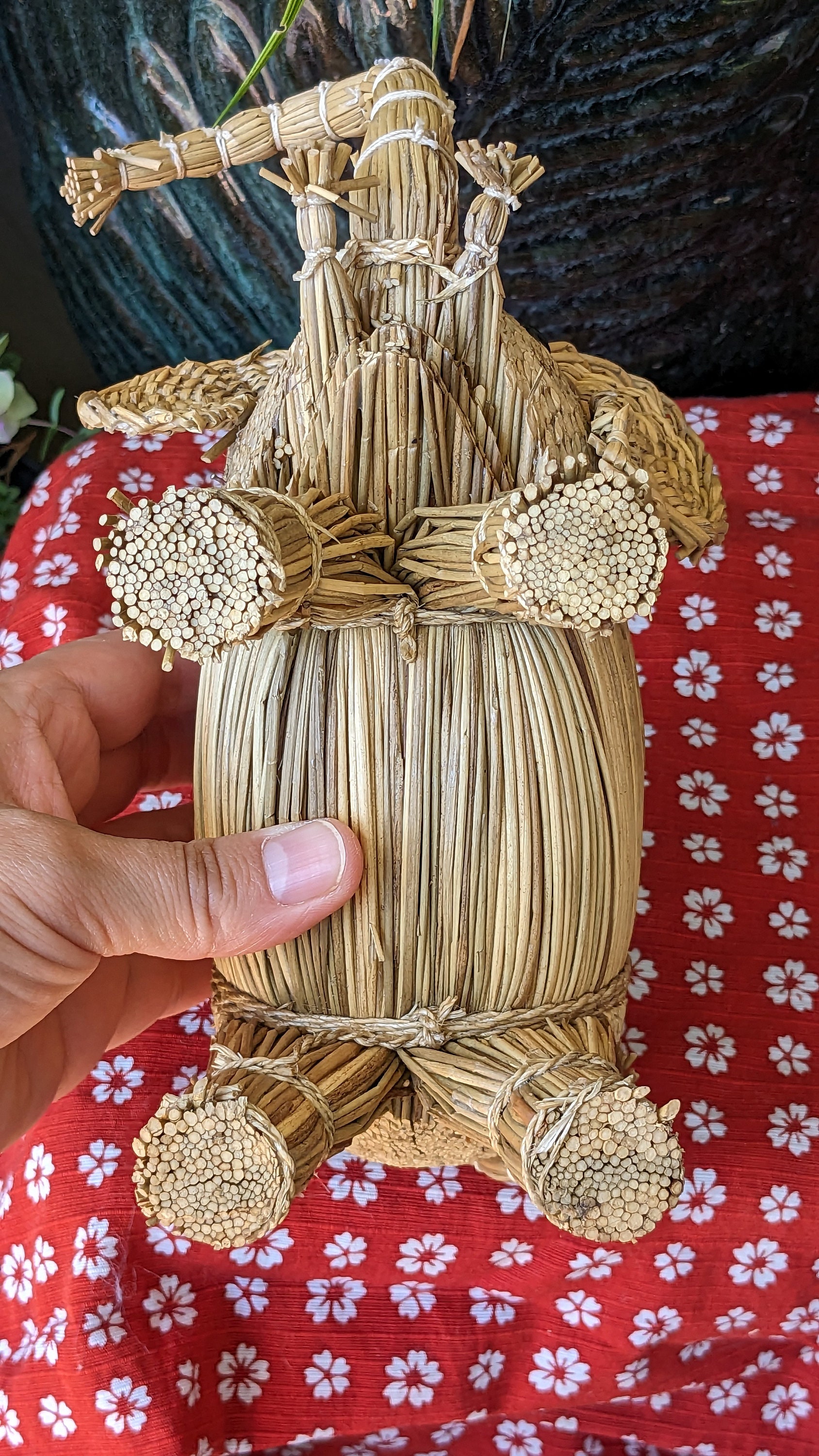 Vintage Handmade Straw Elephant Trunk up for Good Luck - Etsy